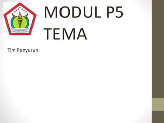 TEMPLATE DASAR MODUL PROJECT PENGUATAN PROFILE PELAJAR PANCASILA.pptx