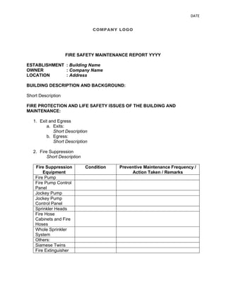 FSMR - FIRE SAFETY MAINTENANCE REPORT FORM.pdf