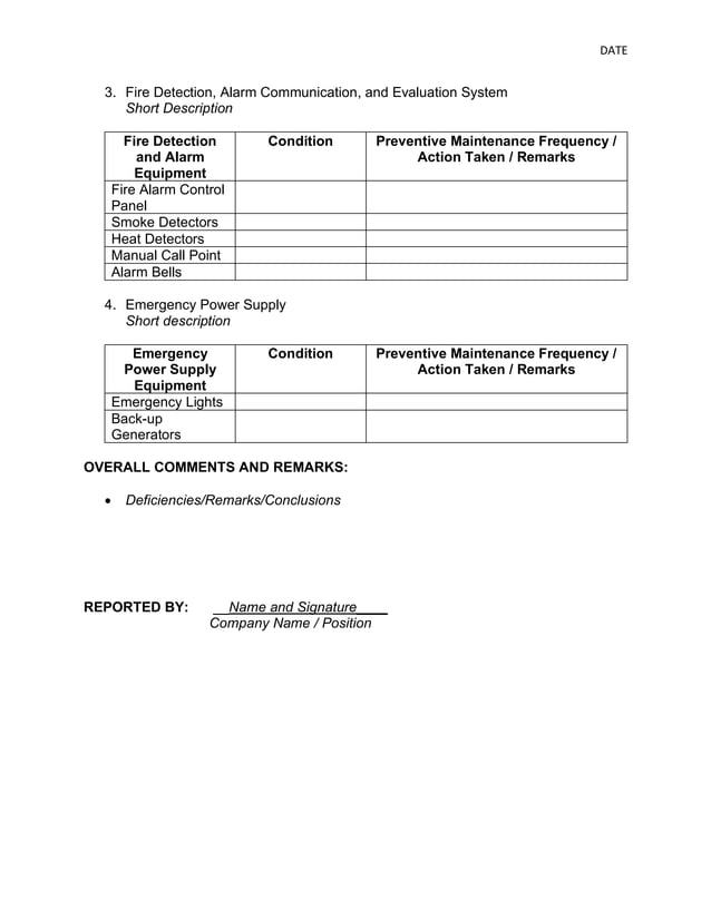 FSMR - FIRE SAFETY MAINTENANCE REPORT FORM.pdf