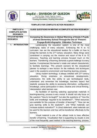 TEMPLATE FOR COMPLETE ACTION RESEARCH .docx