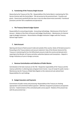 Template for drafting a treasury law | DOC | Business Accounting ...
