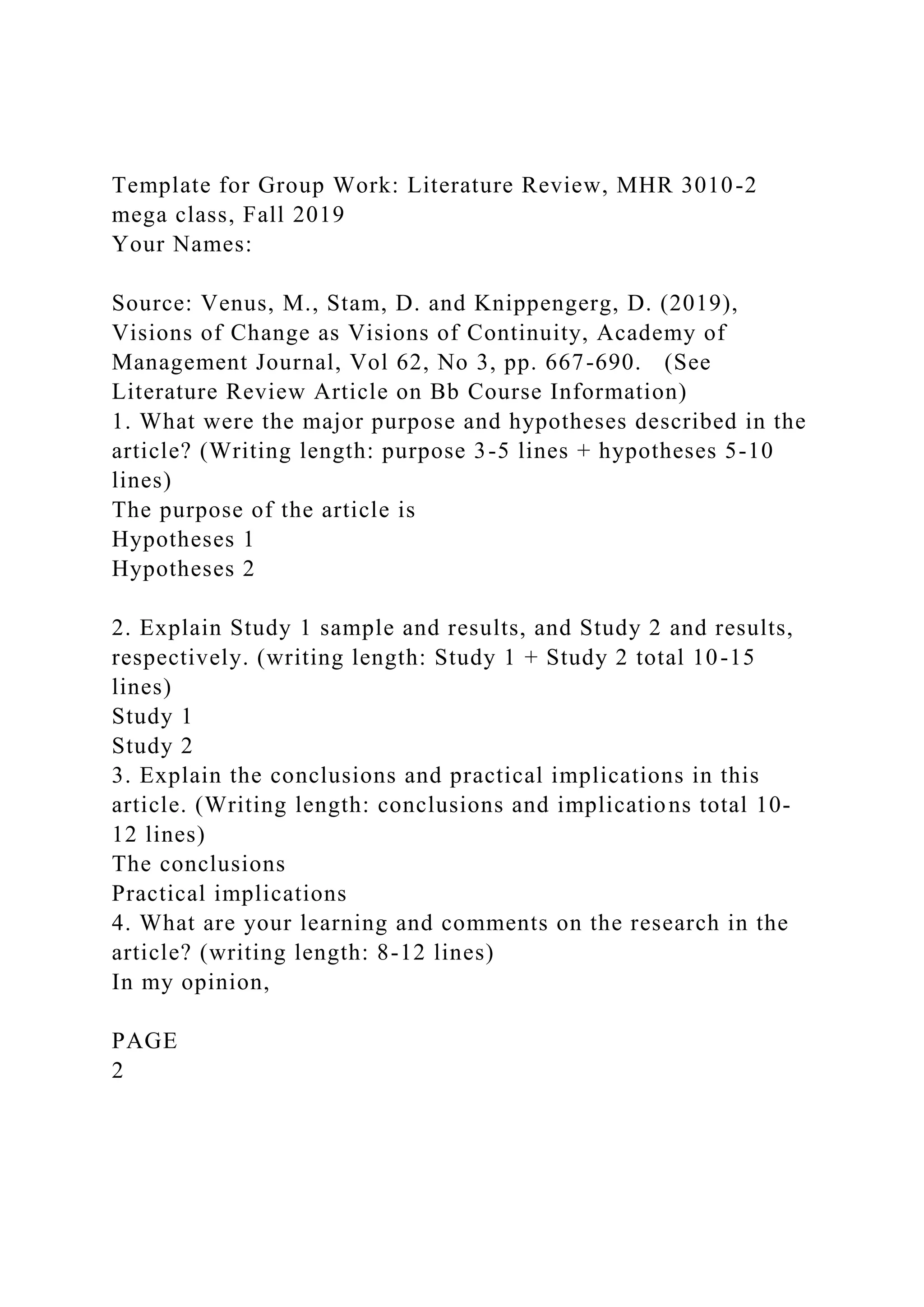 Template for Group Work Literature Review, MHR 3010-2 mega class,.docx