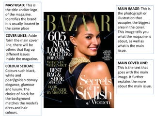 Template for magazine analysis | PPTX