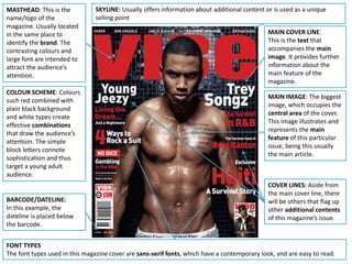 Template for magazine analysis | PPTX