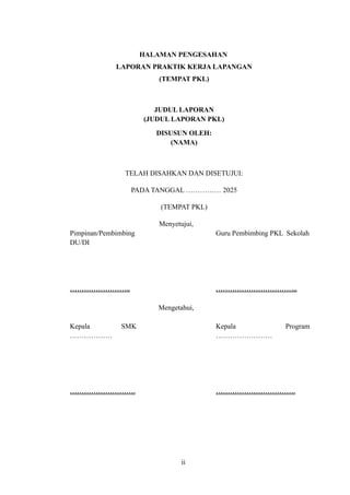 TEMPLATE FORMAT LAPORAN PKL 5 BABaxasas.docx
