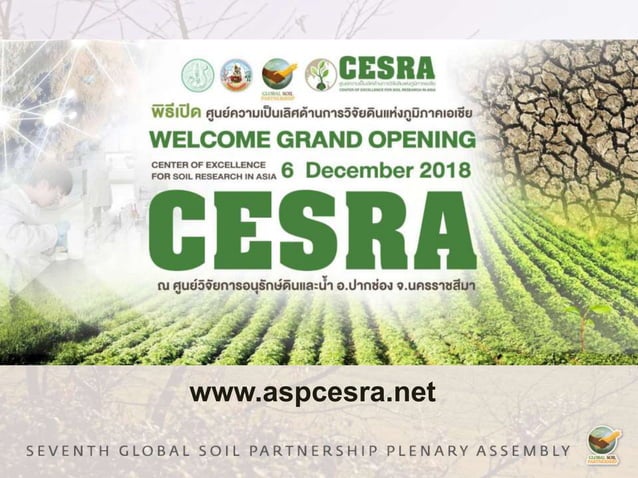 Centre of Excellence on Soil Research in Asia (CESRA) | PPTX | Business ...