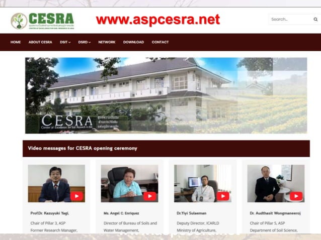 Centre of Excellence on Soil Research in Asia (CESRA) | PPTX | Business ...