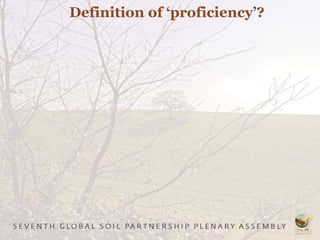 GLOSOLAN: Execution of proficiency testing (PT) | PPTX