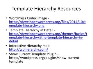 WordPress Template hierarchy | PPT