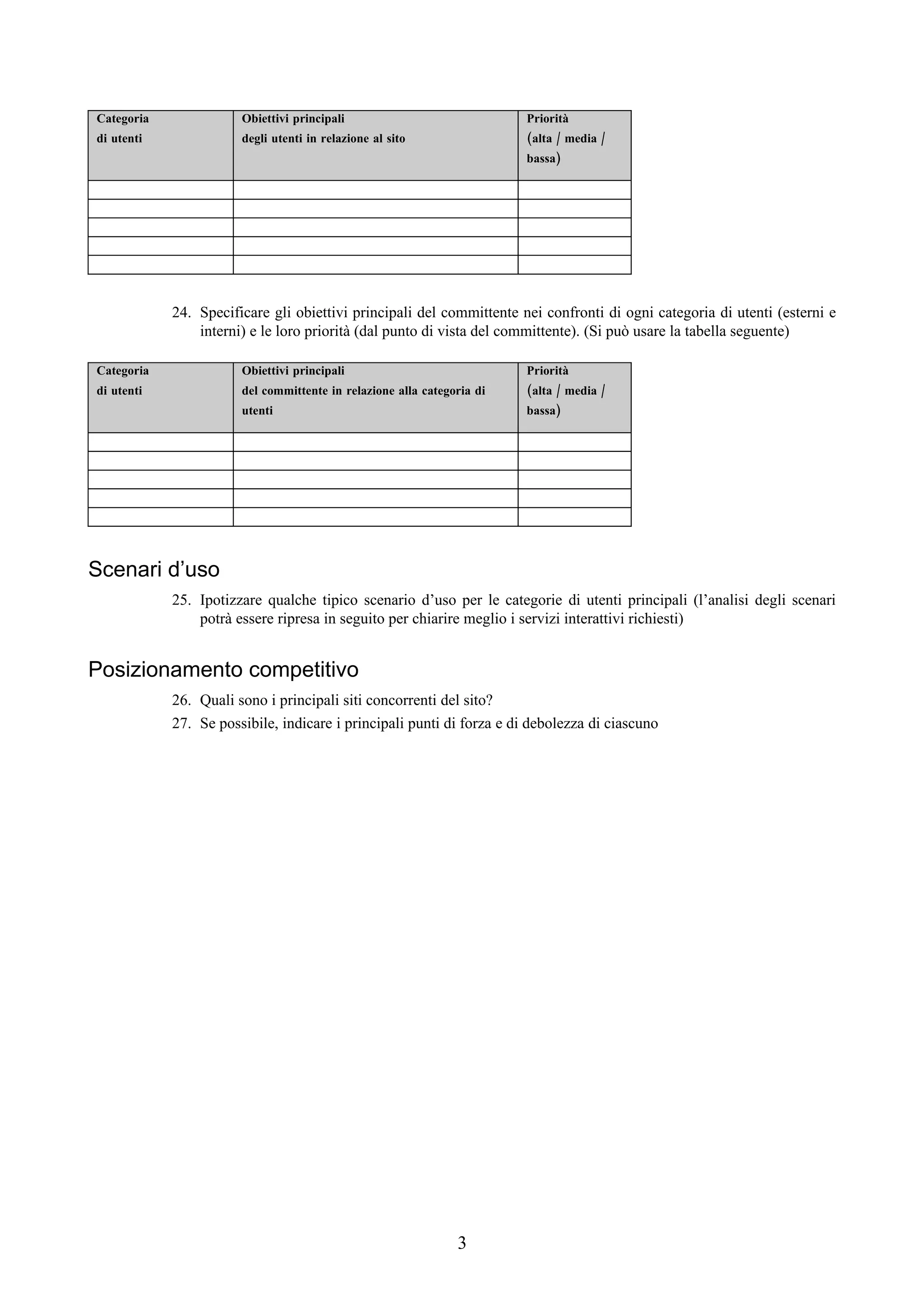 Template Intervista al commitente | DOC