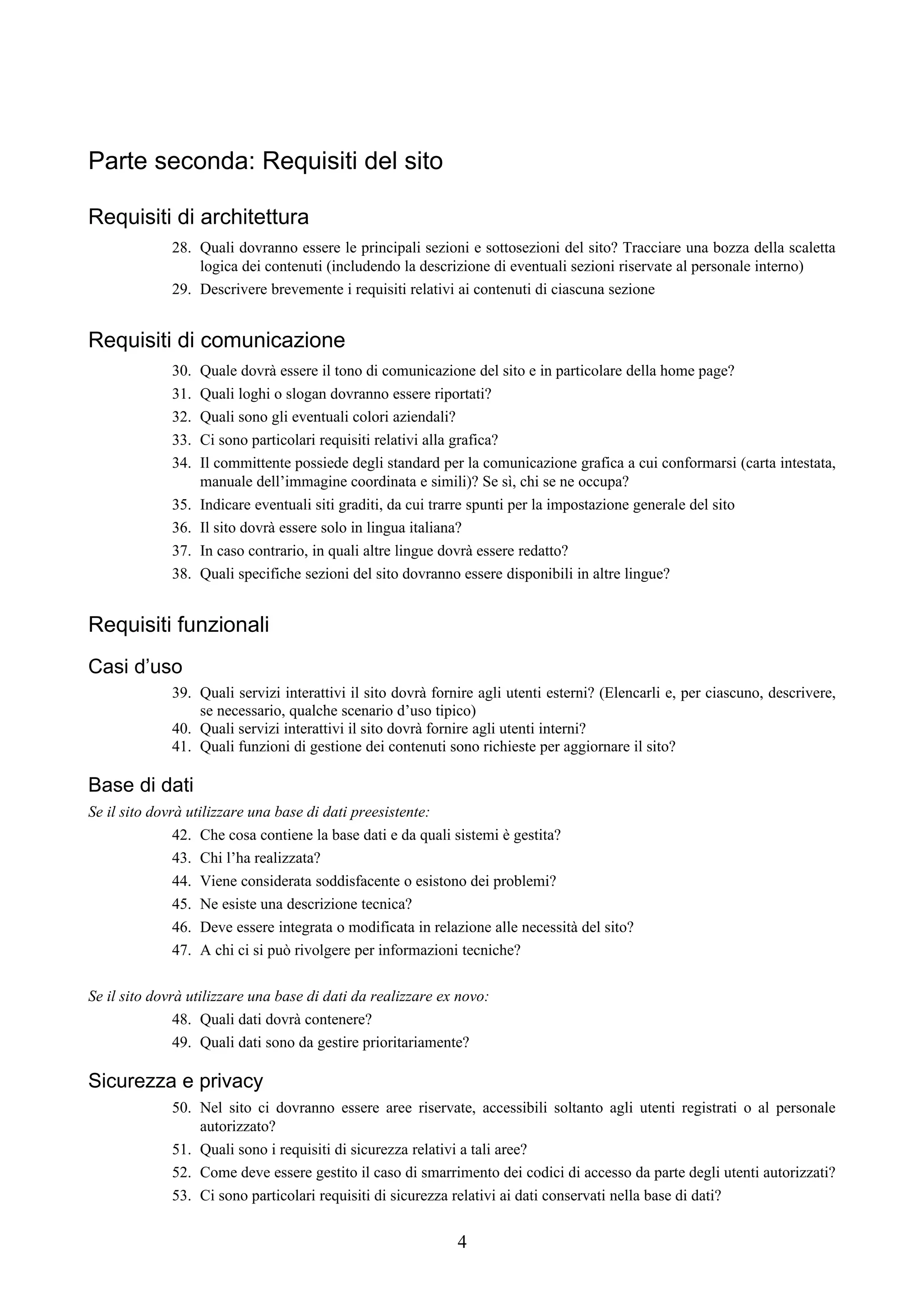 Template Intervista al commitente | DOC