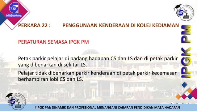 TEMPLATE IPGK PM RASMI - UNIT KOLEJ KEDIAMAN.pptx