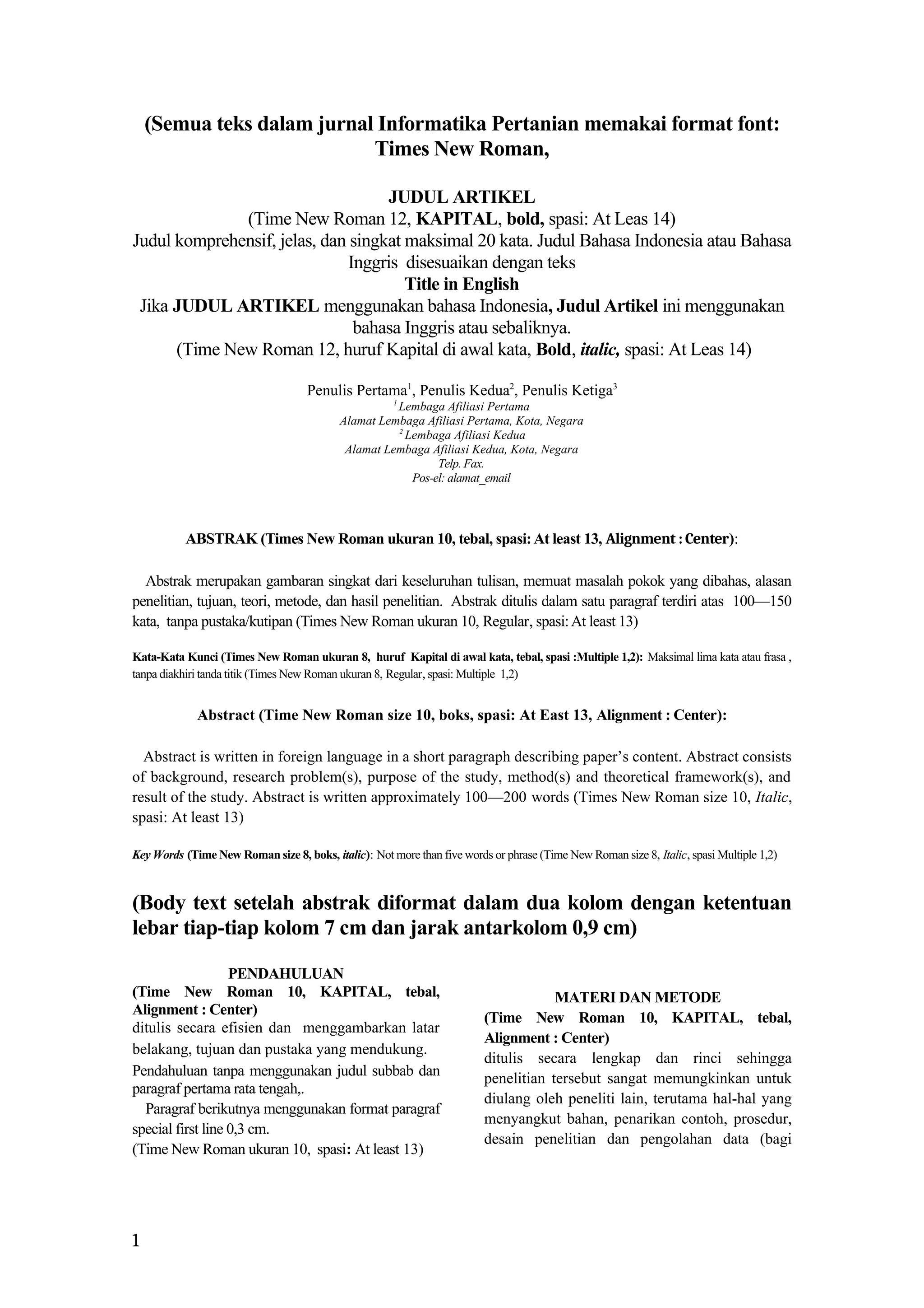 TemplateJIP (Jurnal Informatika Pertanian).docx