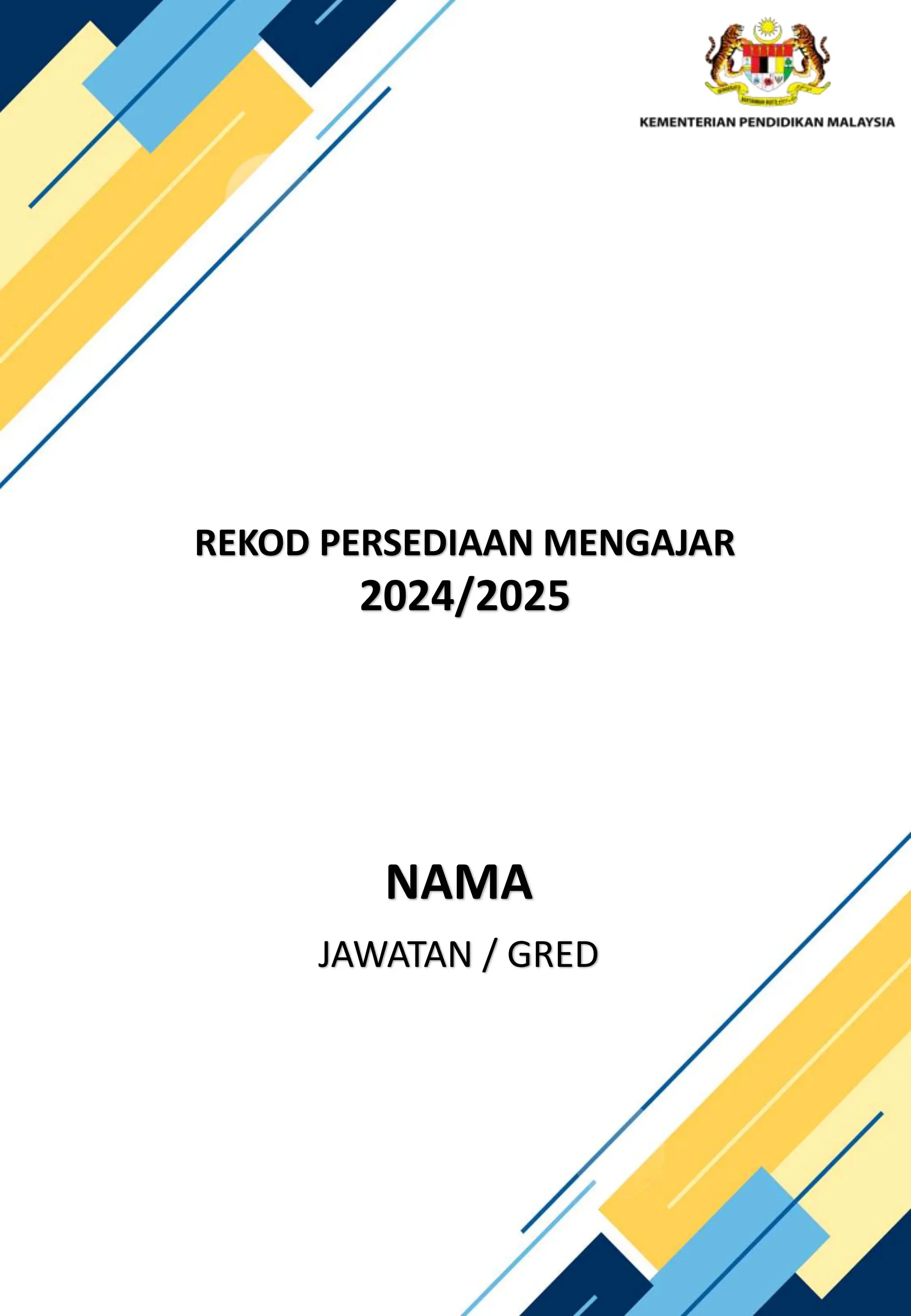 [Template] Kandungan Rekod Mengajar 2024.pptx