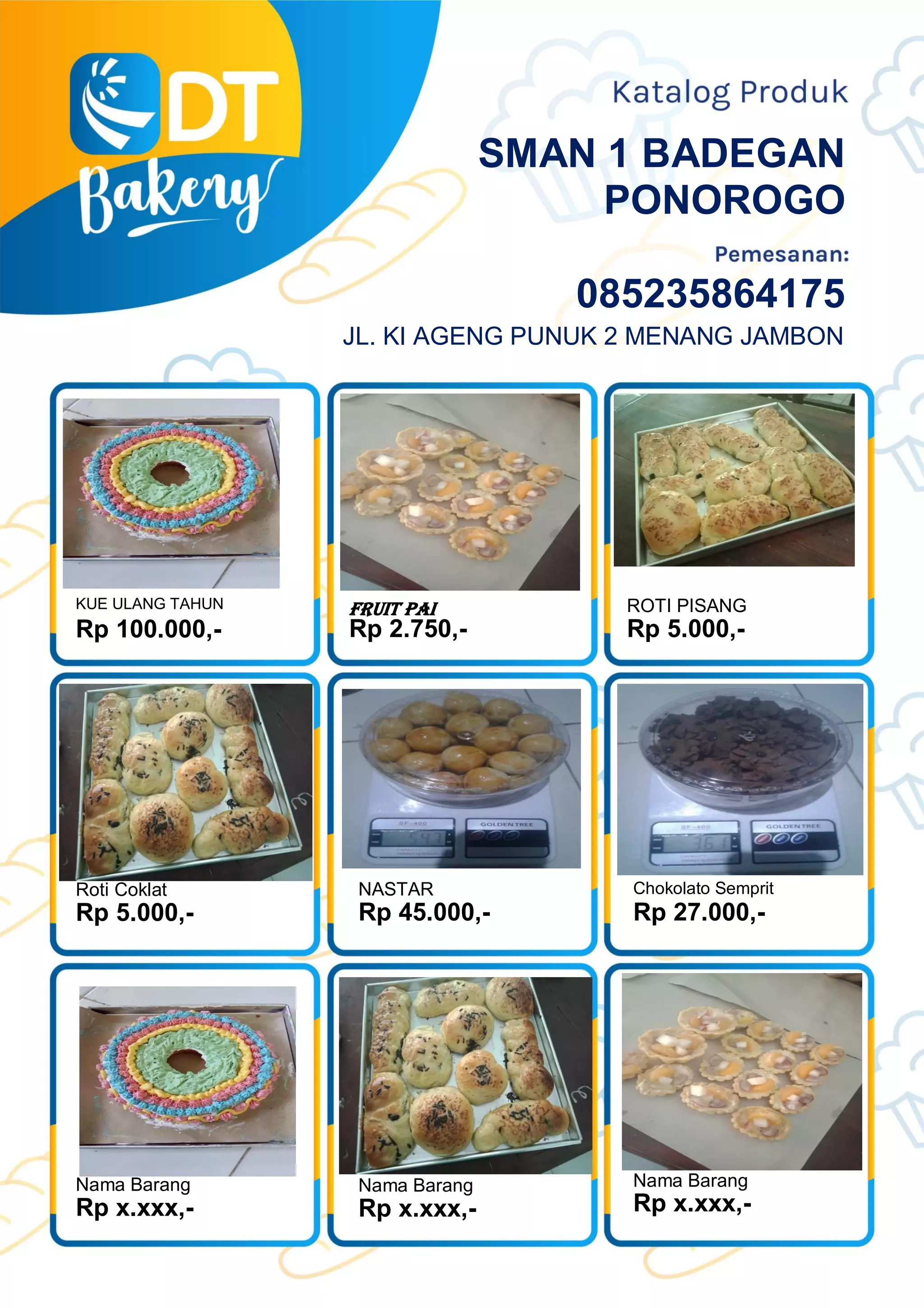 Brosur Katalog Produk bakery sman 1 badegan ponorogo 1 | PDF