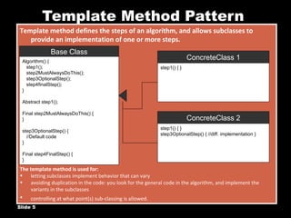 Template Method Design Pattern | PPT