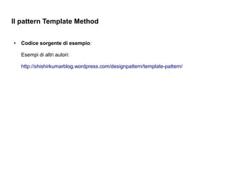 Design pattern template method | PDF