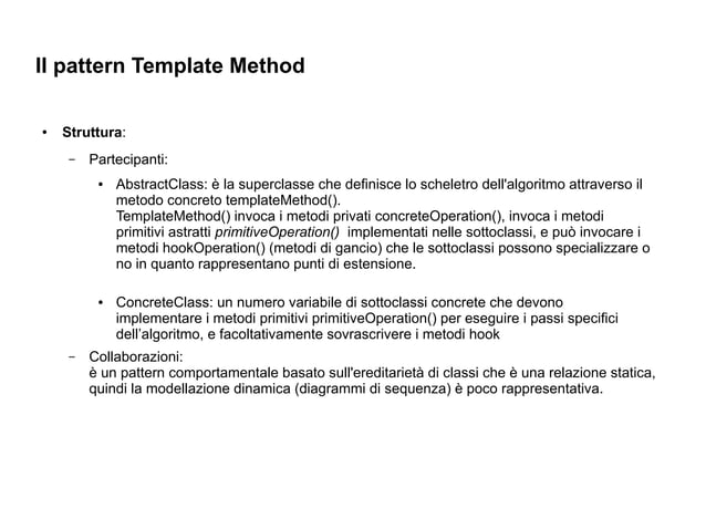 Design pattern template method | PDF