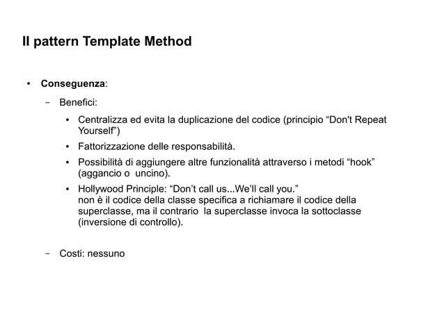 Design pattern template method | PDF