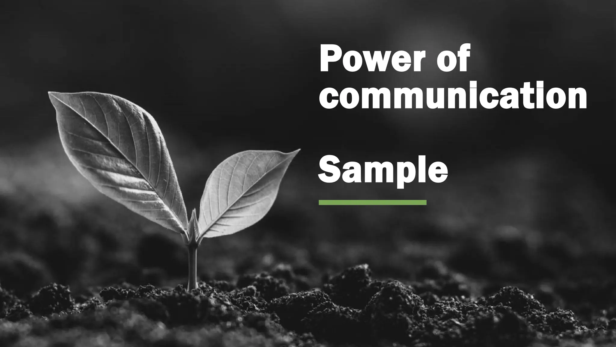 Power of Communication Sample PowerPoint Presentation | PPTX