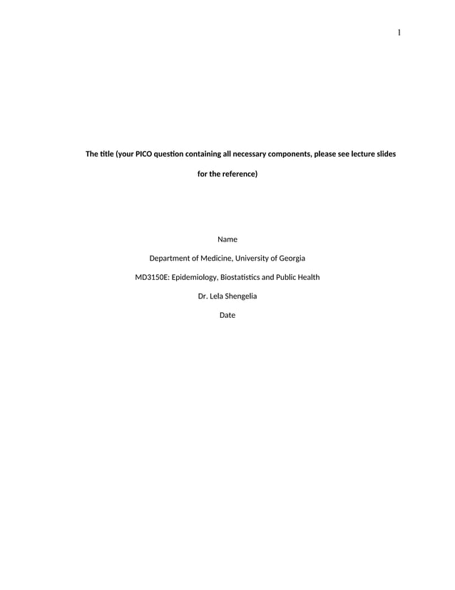 Template of the Final Paper for Epidemiology.docx