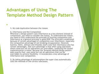 Template pattern | PPTX | Programming Languages | Computing