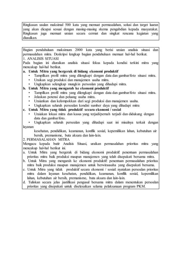 Template pkm lama | PDF