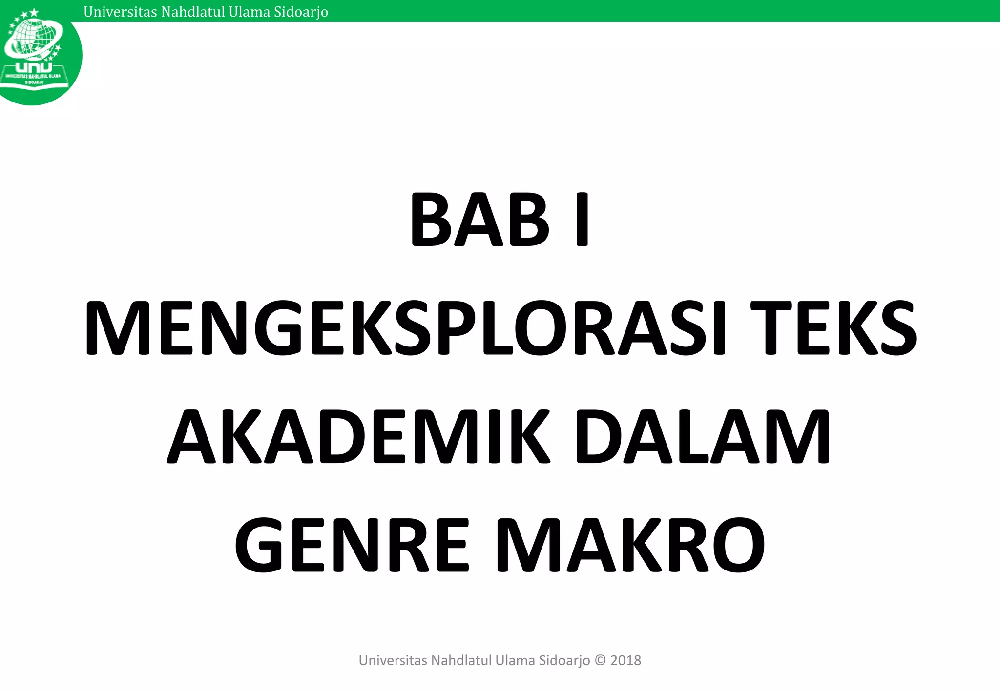 TEMPLATE PPT BAHASA INDONESIA BAB 1 | PPT