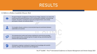 Template PPT ICoDMC 2023 Preparedness and Community Knowledge in ...