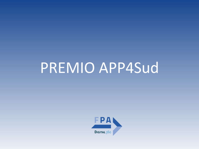 Plusimple Template premio app4 sud | PPTX
