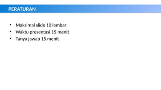 Template Presentasi UHDP Tahap 1 mayora tfj | PPTX