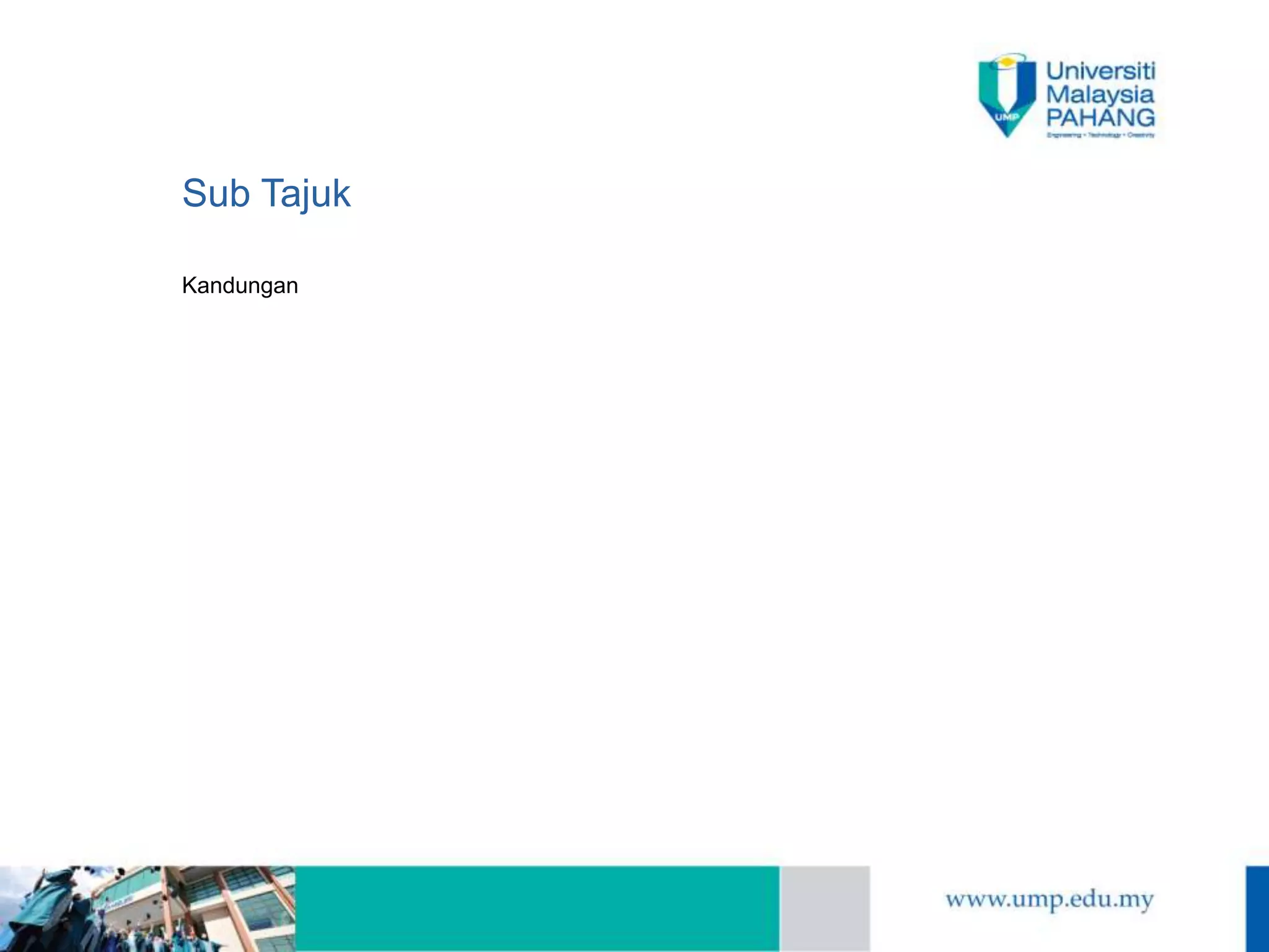 Template rasmi ump 1 | PPTX