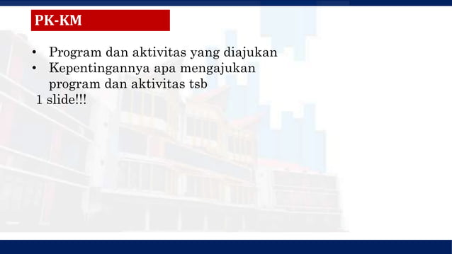 template pkkm untuk dipake saat presentasi | PPTX