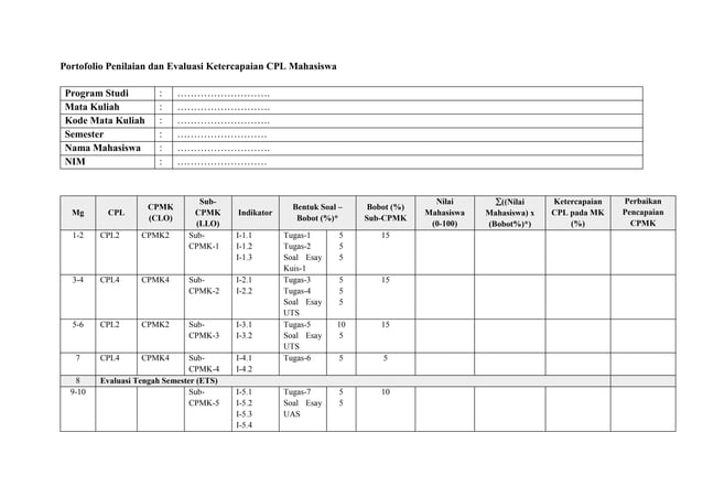 Template RPS berbasis Outcome Based Education.docx