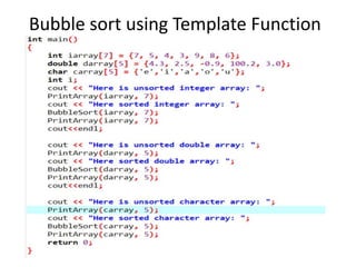 TEMPLATES in C++ are one of important topics in Object Oriented ...