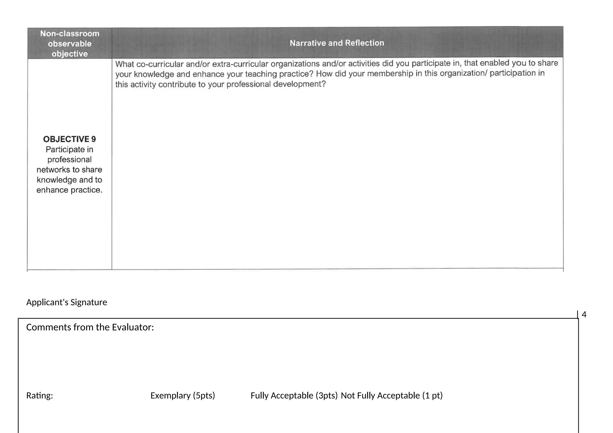 Templates for Teacher Reflection Form_T1 | DOCX