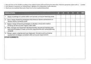 Templates for Teacher Reflection Form_T1 | DOCX