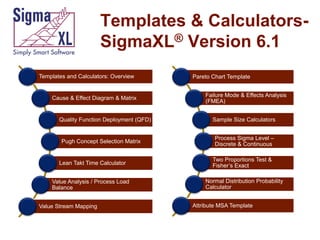 Templates & Calculators | PDF