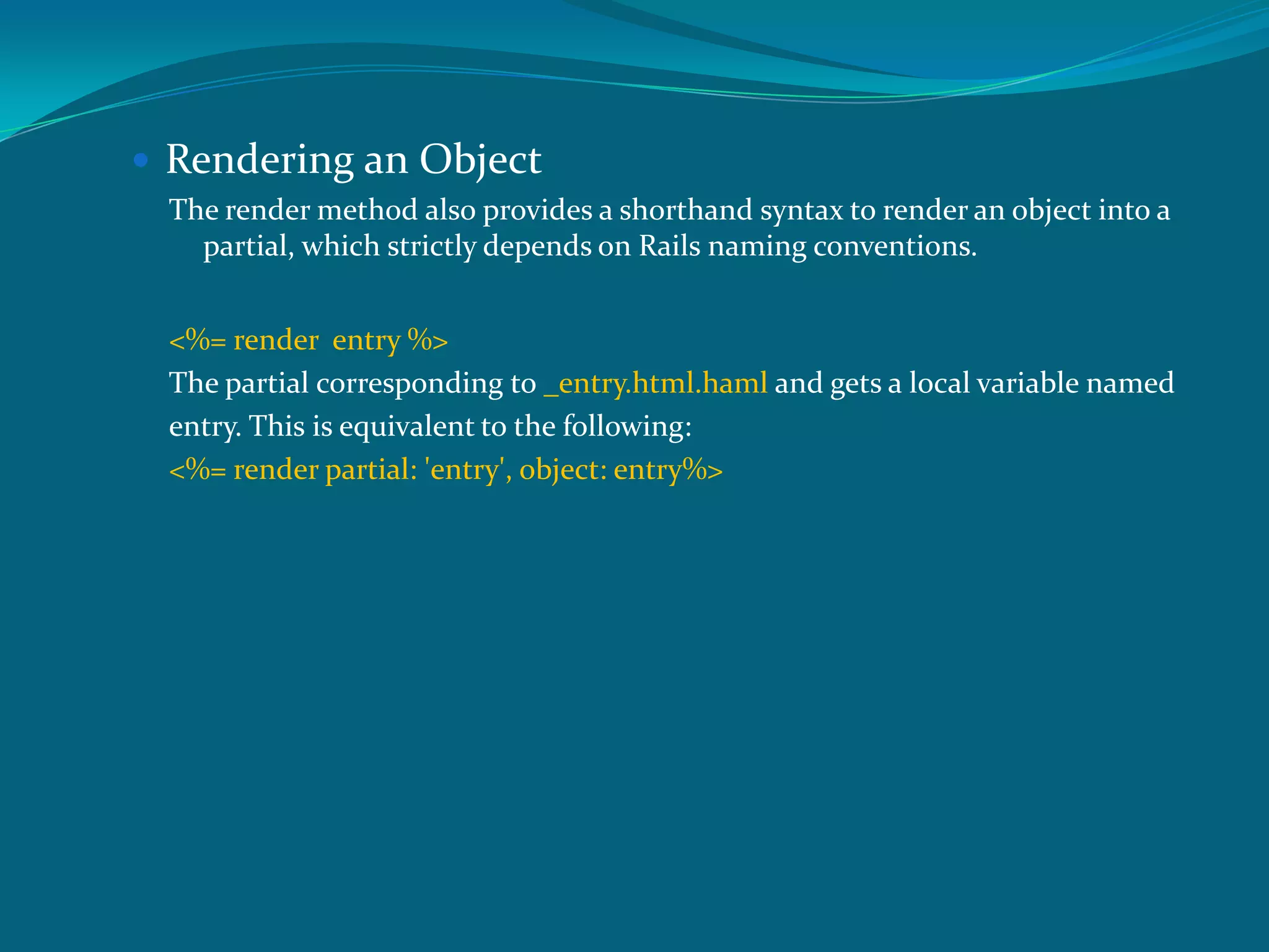 Templates, partials and layouts | PPTX