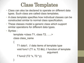 Templates presentation | PPT
