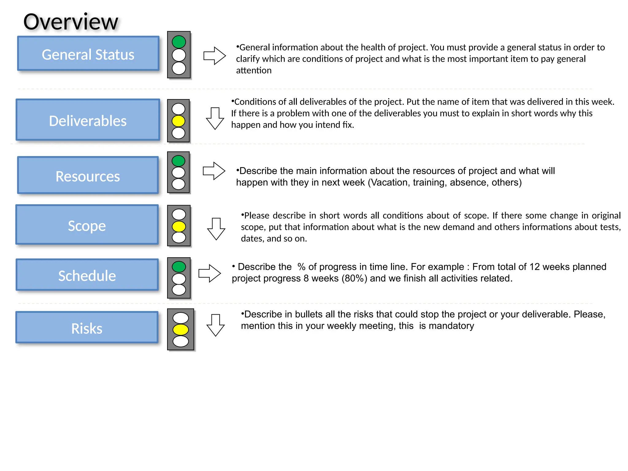 Template_Project_Status Report templates | PPTX