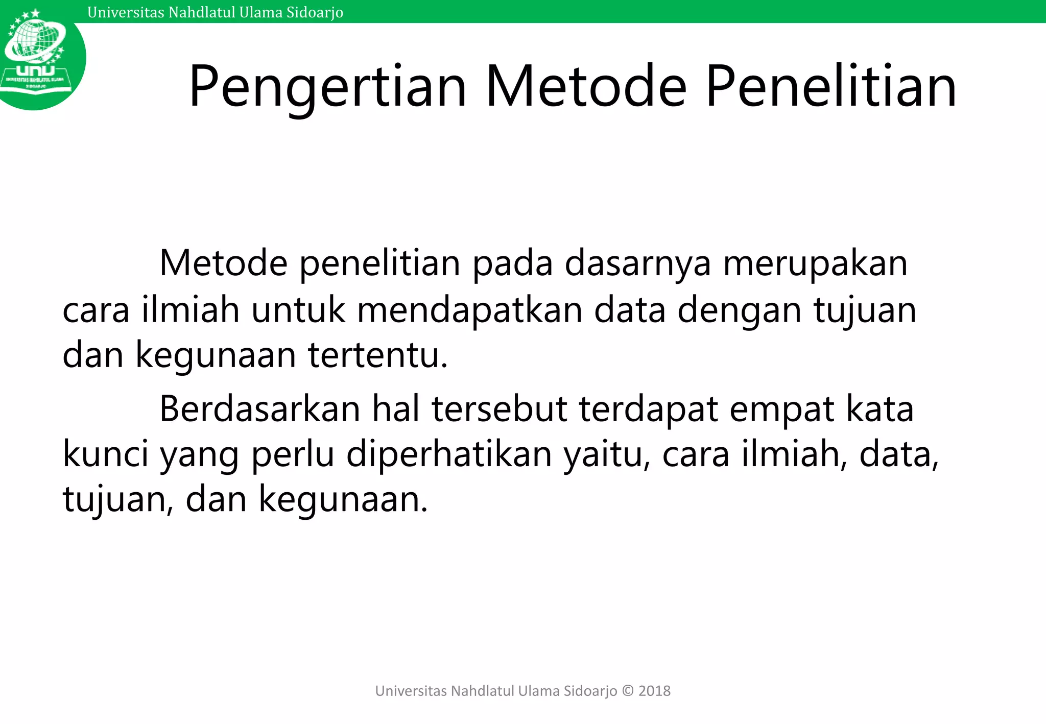 Metode Penelitian Kuantitatif Kualitatif Dan Kombinasi Mixed Methods Ppt 