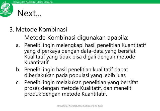 Metode Penelitian Kuantitatif, Kualitatif, dan Kombinasi (Mixed Methods ...