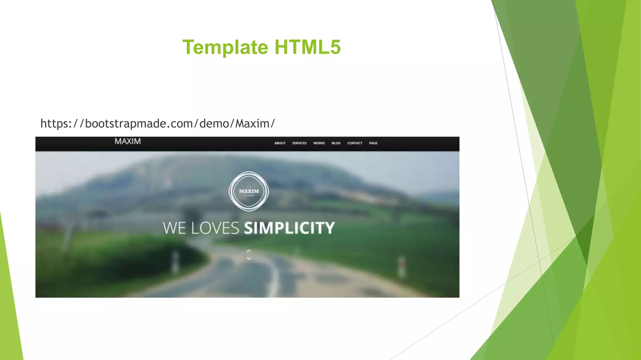 Template webcs + cms | PPT