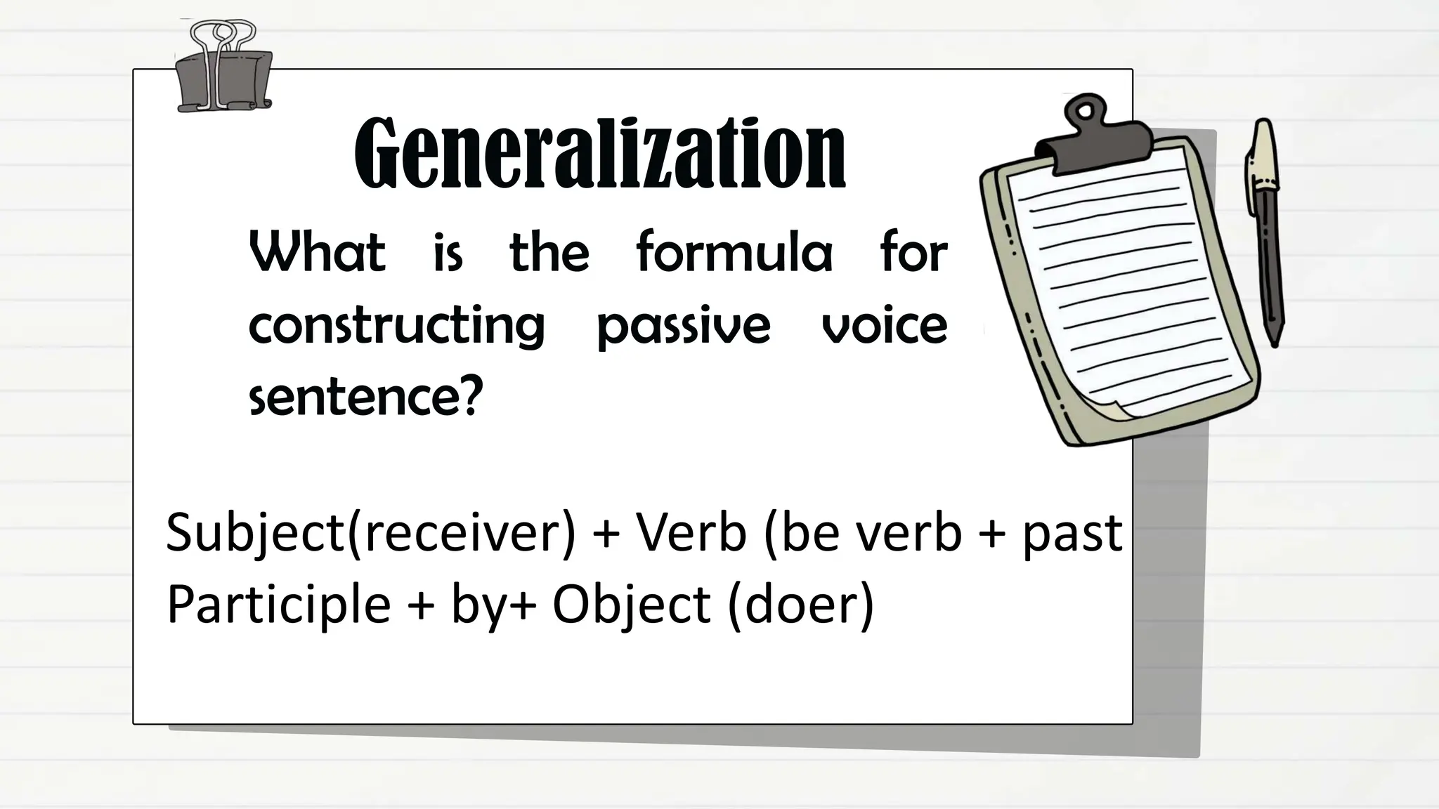 Active and passive voice powerpoint presentation | PPTX