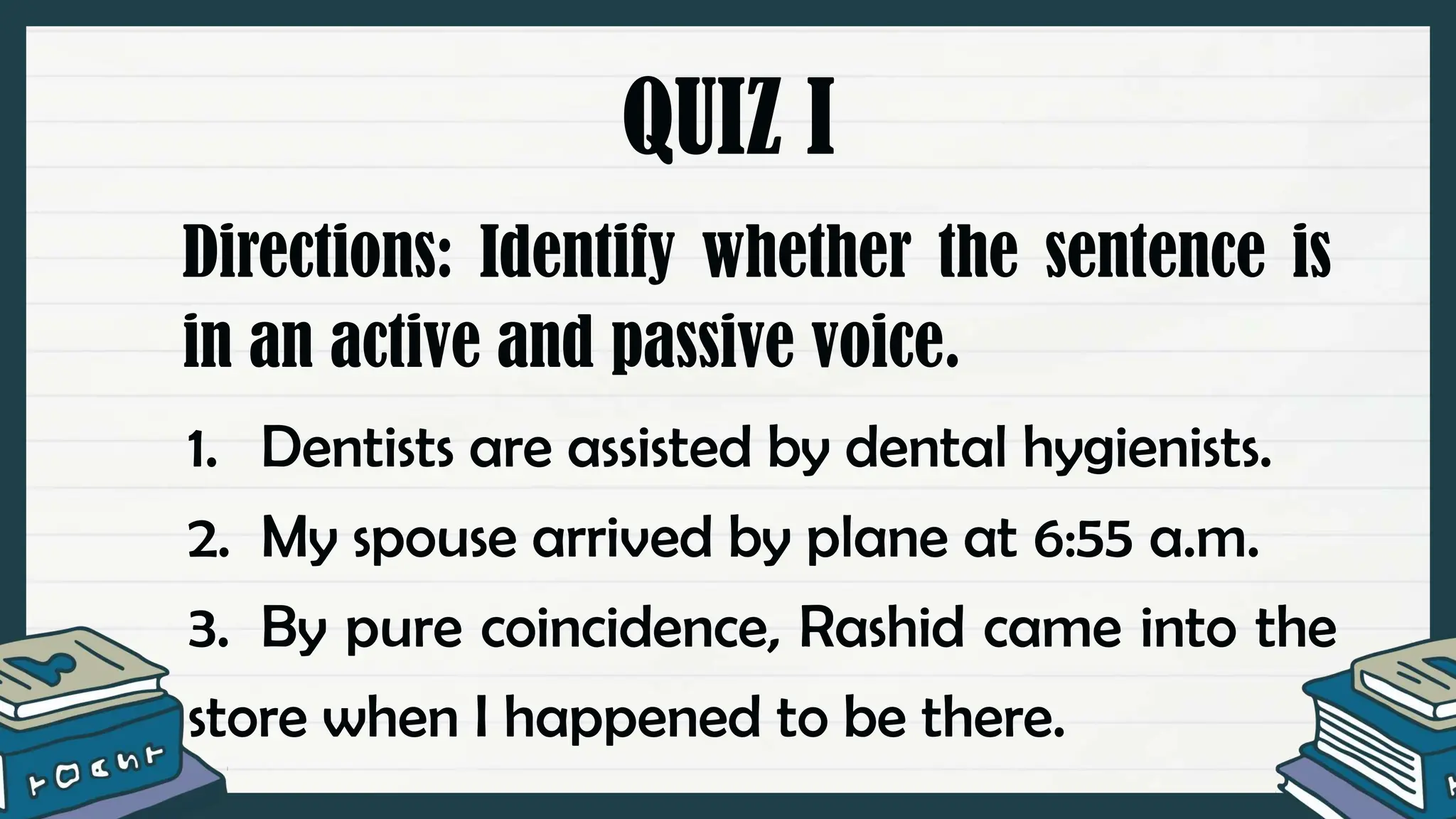 Active and passive voice powerpoint presentation | PPTX