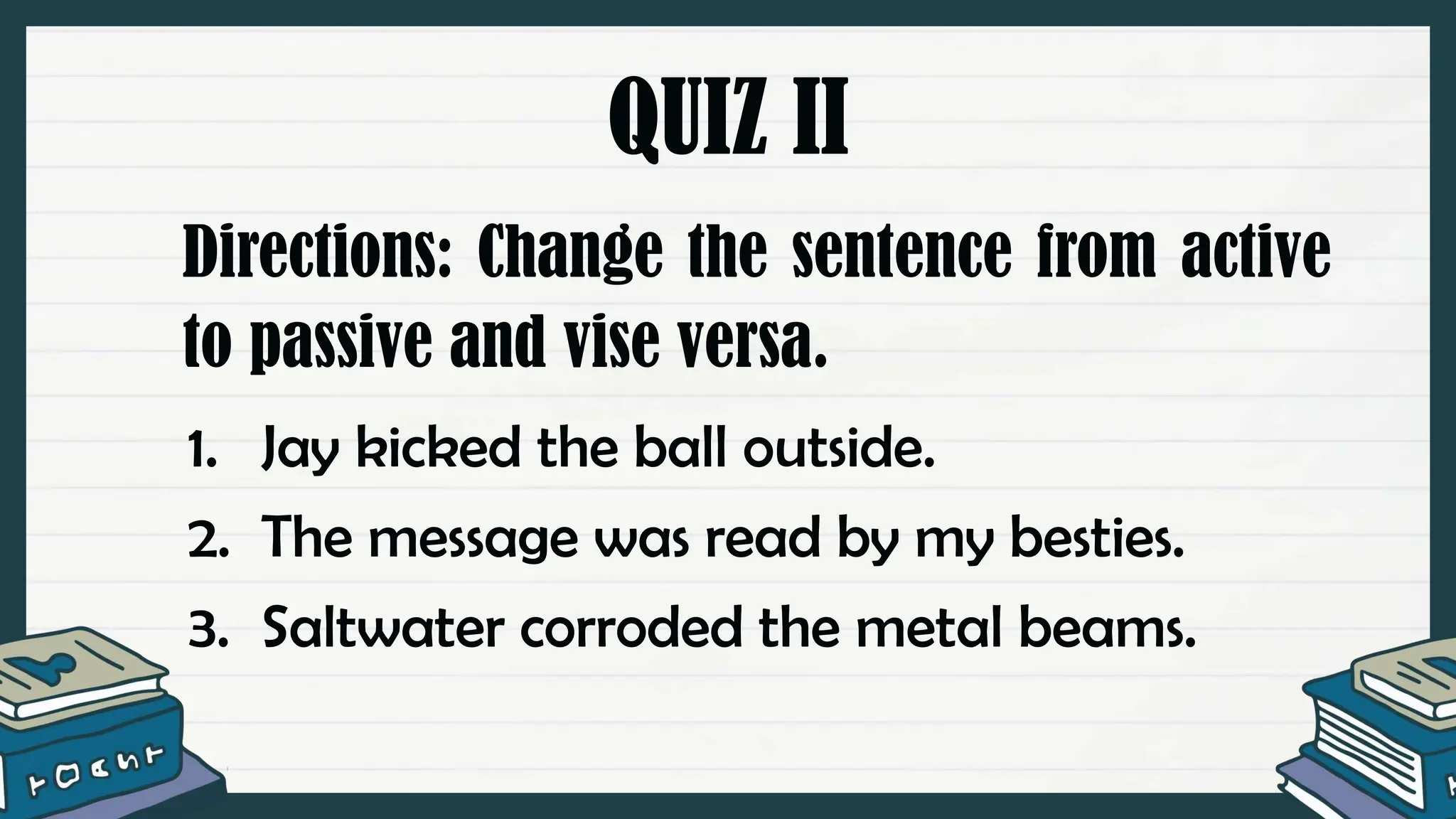 Active and passive voice powerpoint presentation | PPTX