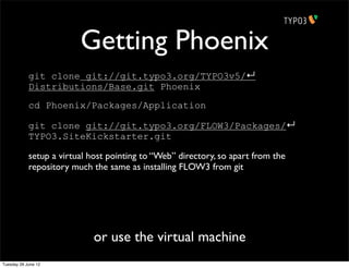 [T3CON12CA] TYPO3 Phoenix Templating Workshop | PPT