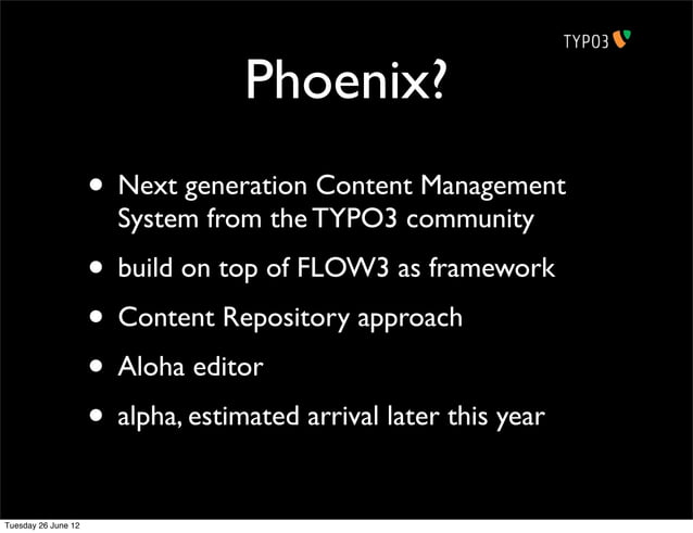 [T3CON12CA] TYPO3 Phoenix Templating Workshop | PPT
