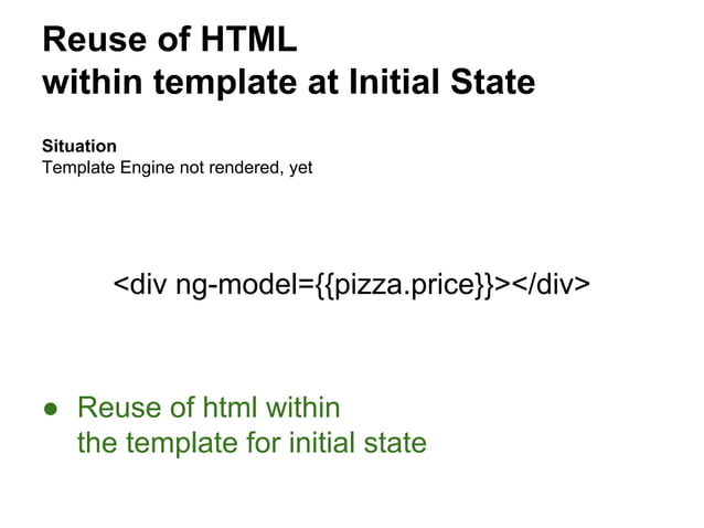 Client vs Server Templating: Speed up initial load for SPA with Angular as an example | PPT